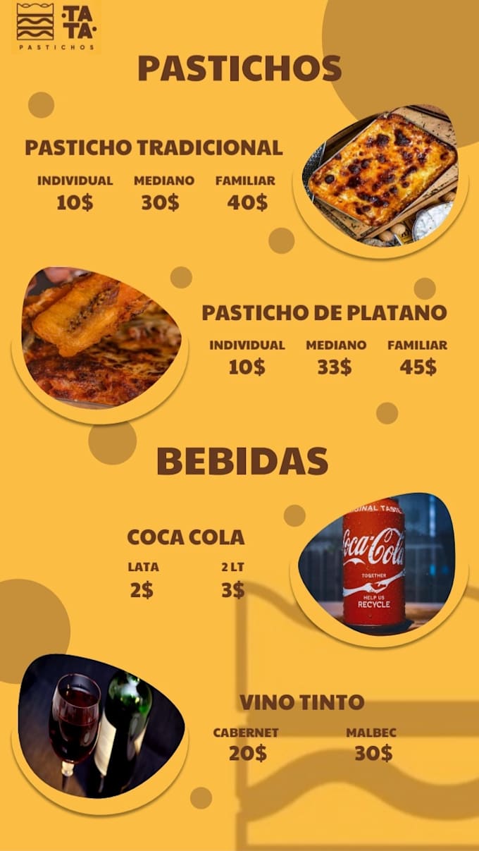 Design awesome professional menus by Carlosgomez2104 | Fiverr