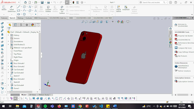Expertly design 3d models with solidworks by Kowais915 | Fiverr