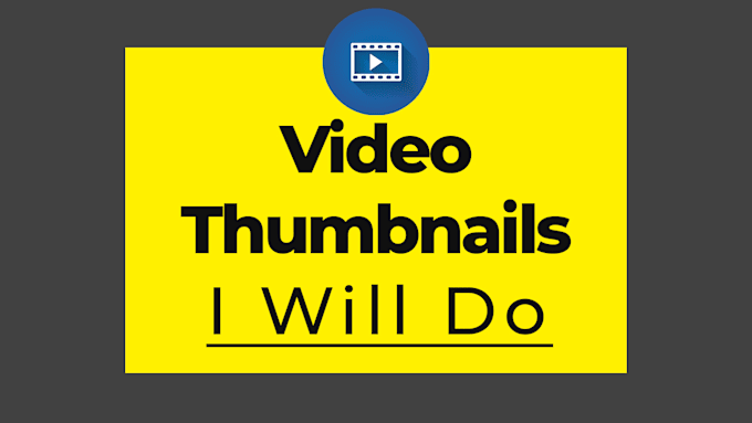 Make a creative and engaging video thumbnail by Computer_ci | Fiverr