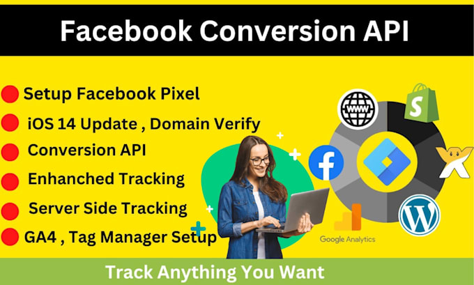 Setup or fix facebook pixel conversion api, capi tag manager , server side, ga4 by Juwel ...