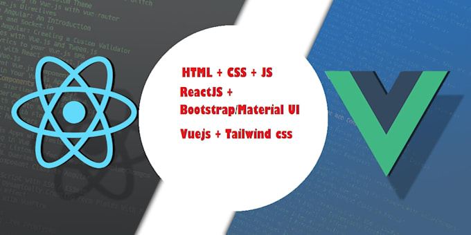 Create Whatever You Ask In Reactjs Vuejs Html Css By Mauliksompur621 Fiverr