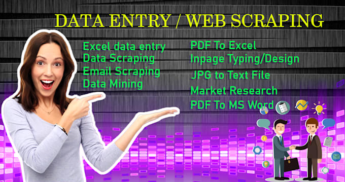 Do web scraping data entry by Rizwan_j | Fiverr