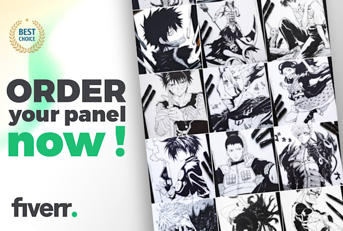 Draw for you a pro handmade manga comic panel by Akagiishop | Fiverr