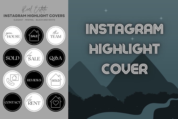 Design instagram highlight covers custom made by Bouthesid | Fiverr