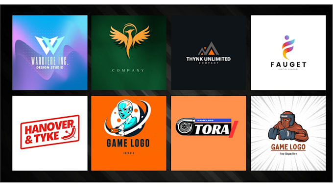 Design professional 2d 3d minimalist logo by Hossankhan | Fiverr