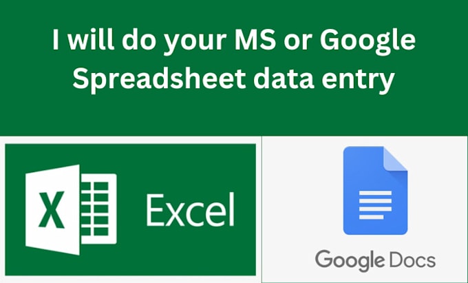 Do your ms or google spreadsheet data entry by Mobolajisaheed | Fiverr