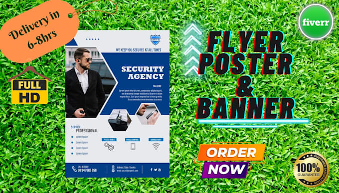 Create outstanding poster, banner and flyer design by Techyporium | Fiverr