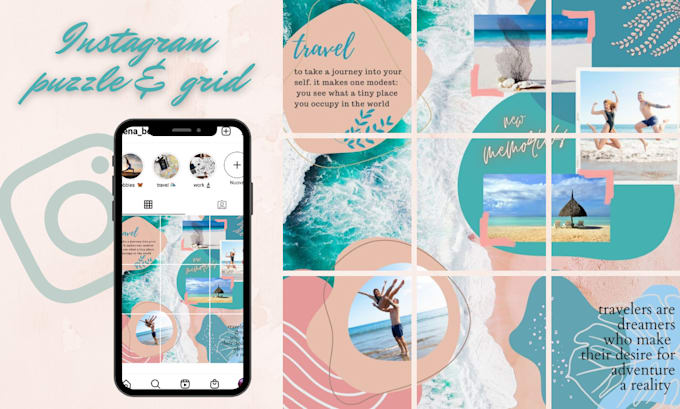 Design professional instagram post, puzzle, grid, carousel by Alexsiia ...