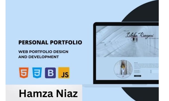 Design portfolio website, personal website by Hamza_niaz8 | Fiverr