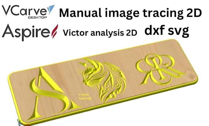 Do cnc programming 2d 3d designs in aspire vcarve pro by Tresscncsopun ...