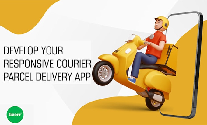 Develop unique and responsive delivery app,parcel and courier app by ...