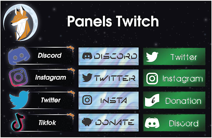 Panel set up streamer by Lauwail | Fiverr