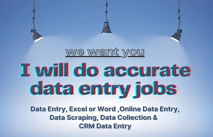 Do accurate data entry jobs by Roksana55 | Fiverr