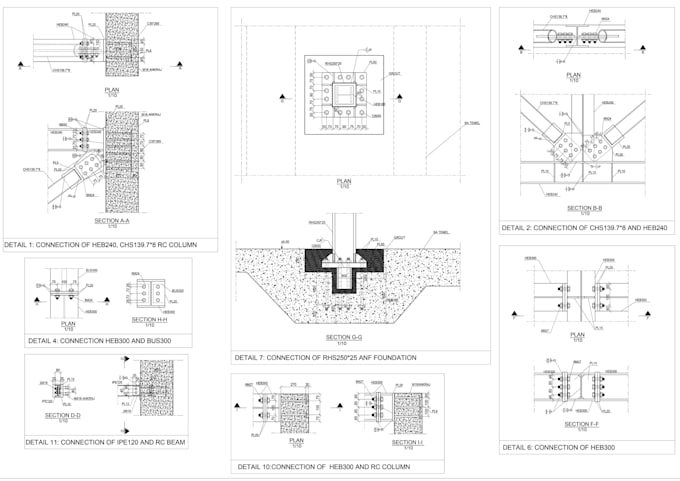 Draw any type of structural drawing as per your requirement by ...