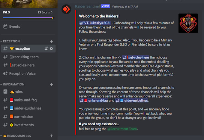 Professionally design your discord server by Ltcrytzer | Fiverr