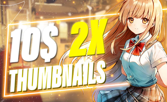 Create catchy youtube anime thumbnail for your edits and amv by Caspian ...