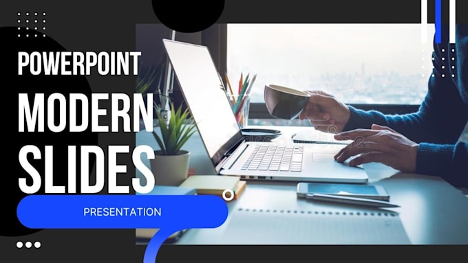 Design a modern professional powerpoint presentation slide by ...