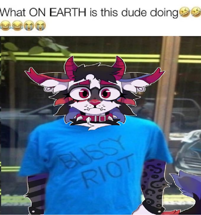 Draw your furry character or oc as a meme by Westernsteak | Fiverr
