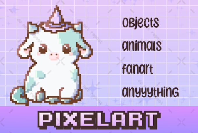 Draw cute pixel art for you by Sucii_lin | Fiverr