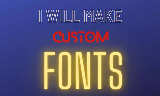 Develop typography and custom font design from your idea by Cabdul ...