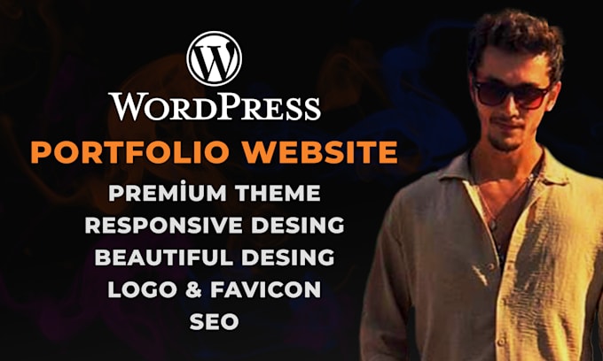 Build a creative portfolio resume site using wordpress by Muraatciraa | Fiverr