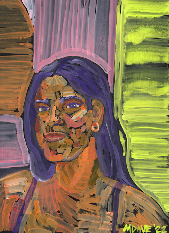 Paint your portrait in a unique expressionistic style by Bnthwvs | Fiverr