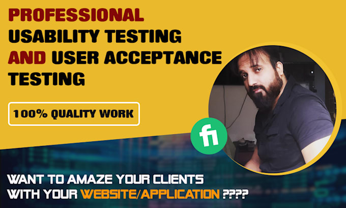 Do user acceptance testing and usability testing by Asad_usto | Fiverr