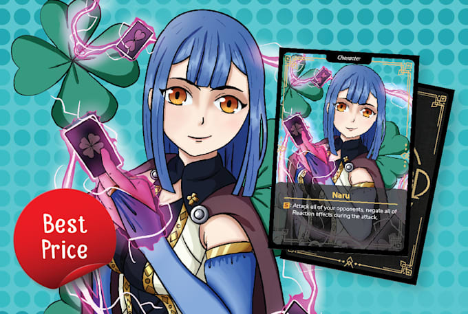 Make 2d art for your board game or card game by Novankhoiruman | Fiverr