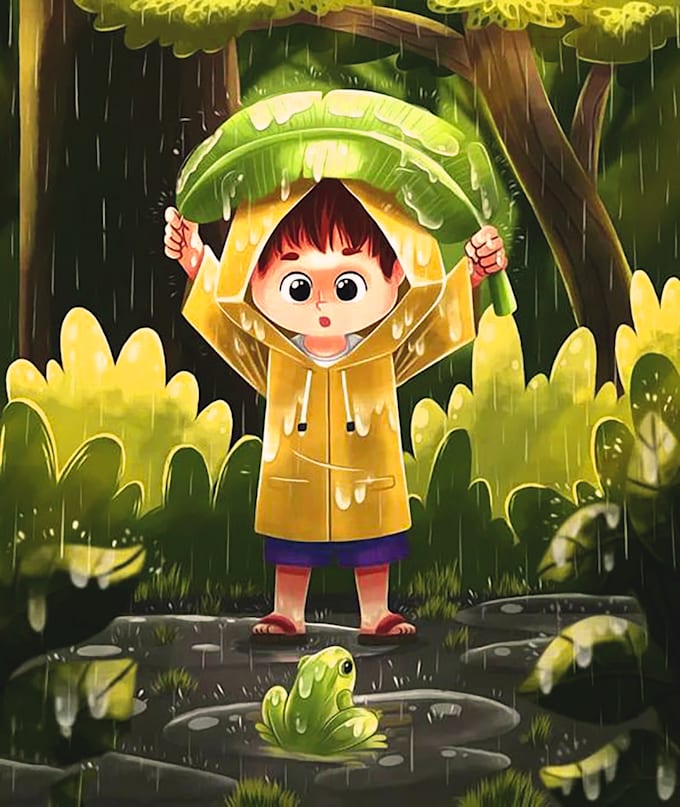 Design children story book illustration and children book illustrator ...