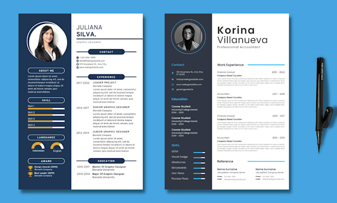 Design a professional resume design and cv design in one day by Mhd_wowcreation | Fiverr