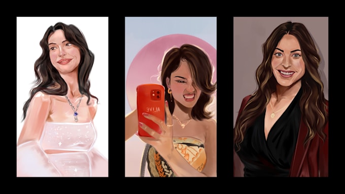 Create best quality custom digital illustration for you by Abigailjaved ...