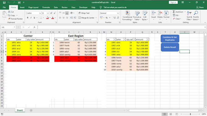 Combine and delete duplicates your data with macro in ms excel by ... Combine and delete duplicates your data with macro in ms excel by ...