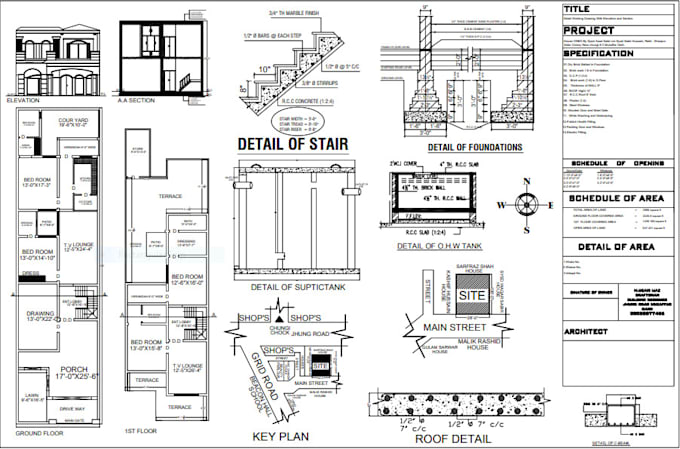 Be your architect, 2d house plan, draftsman and elevation by Ozi101 ...