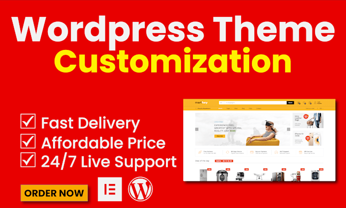 Customize your wordpress theme by Officialshar326 | Fiverr