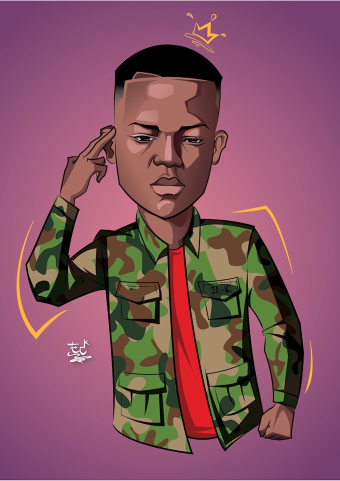 Do your portrait illustrations by Eck2thousand | Fiverr