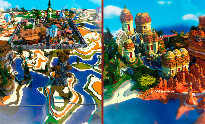 Build anything for your minecraft world with custom land by ...
