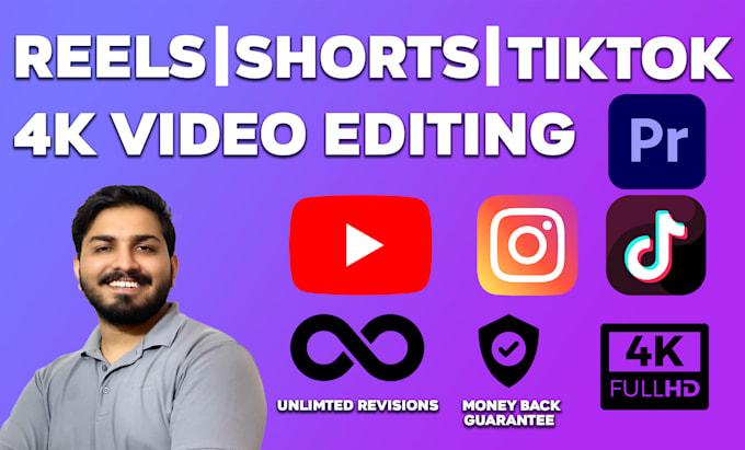 Edit your fast instagram reel, tiktok, youtube shorts, videos by Talhaarbaz | Fiverr