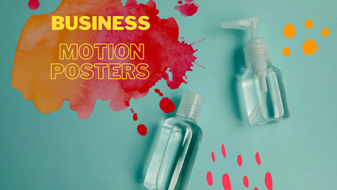 Create advanced motion poster by Ashakproduction | Fiverr