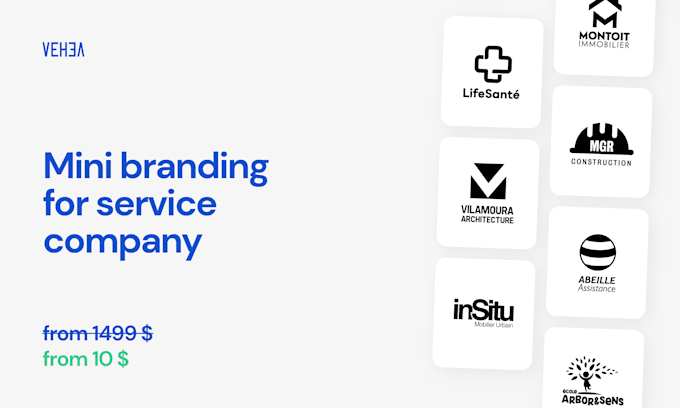 Create a simple visual identity for your service company by Vehea ...