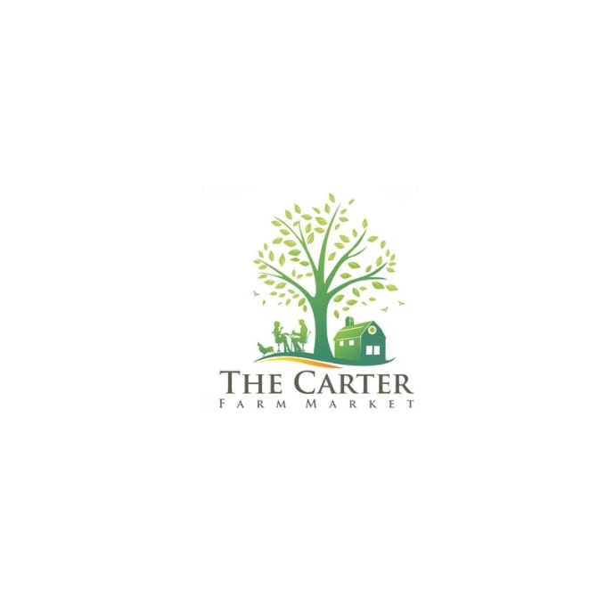 Do best quality amazing cute carter farm market logo for your business ...