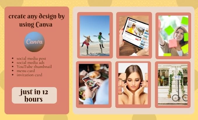 Create quality, eye catching, and branded designs in canva by Sanaa2941 ...