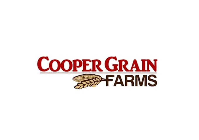 Do minimal corporate better cooper grain farms logo branding package by ...