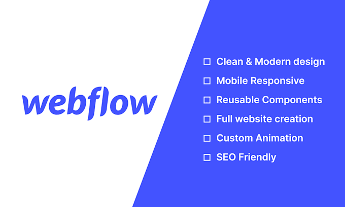 Design and develop a website or landing in webflow by Creationmufu | Fiverr