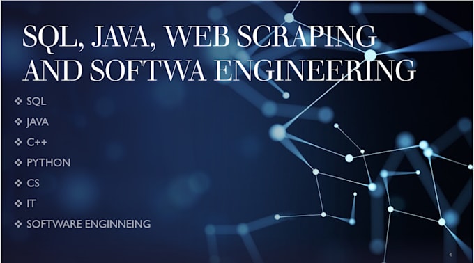 Do sql, java, web scraping, and software engineering projects by King ...