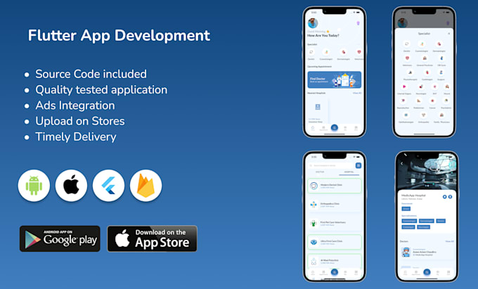 Develop Custom Ios And Android App With Flutter By Appsgarage Fiverr