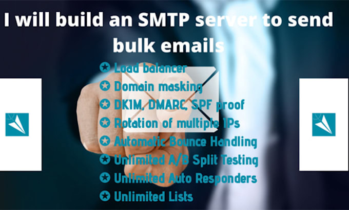Build an smtp server to send bulk emails by Vivekmangukiya | Fiverr