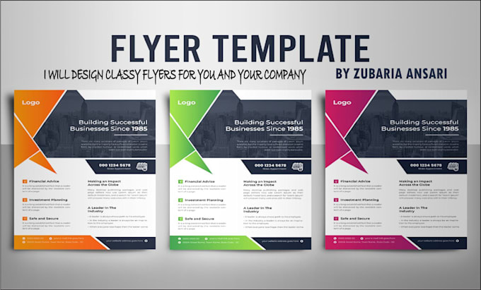 Design your classy flyers within just 6 hours by Zubariaansar677 | Fiverr