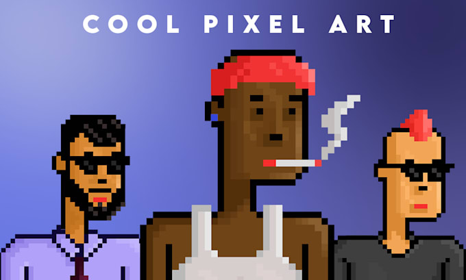 Design amazing cryptopunk pixel art nft character by Anwerkhan739 | Fiverr
