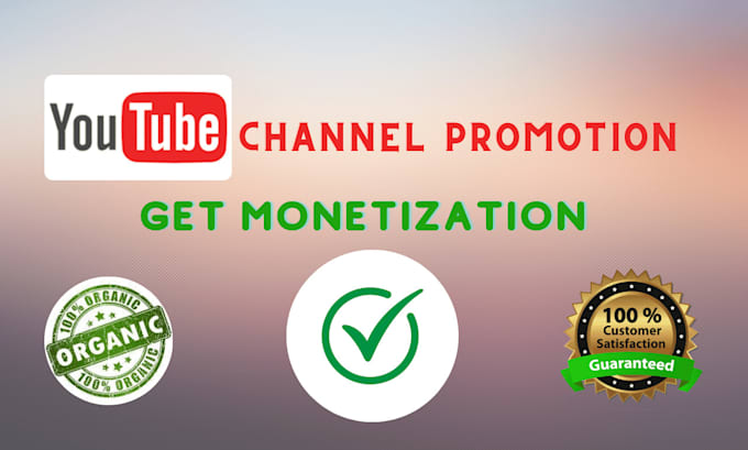 Promote your youtube channel organically for monetization by Rishad25 ...