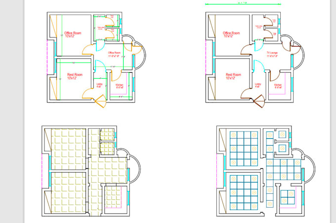 Draw layout plan and operate microsoft by Hammadrajpoot66 | Fiverr